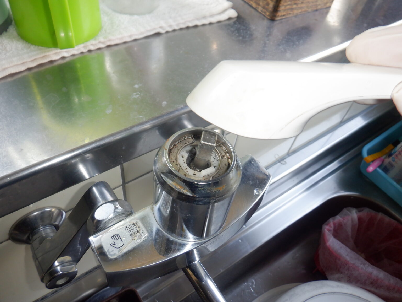 TOTO TKJ30URX【ｶｰﾄﾘｯｼﾞ交換】 壁付ｼﾝｸﾞﾙﾚﾊﾞｰ水栓 水漏れ修理方法 | あなたにも出来るかも？水道修理のブログ