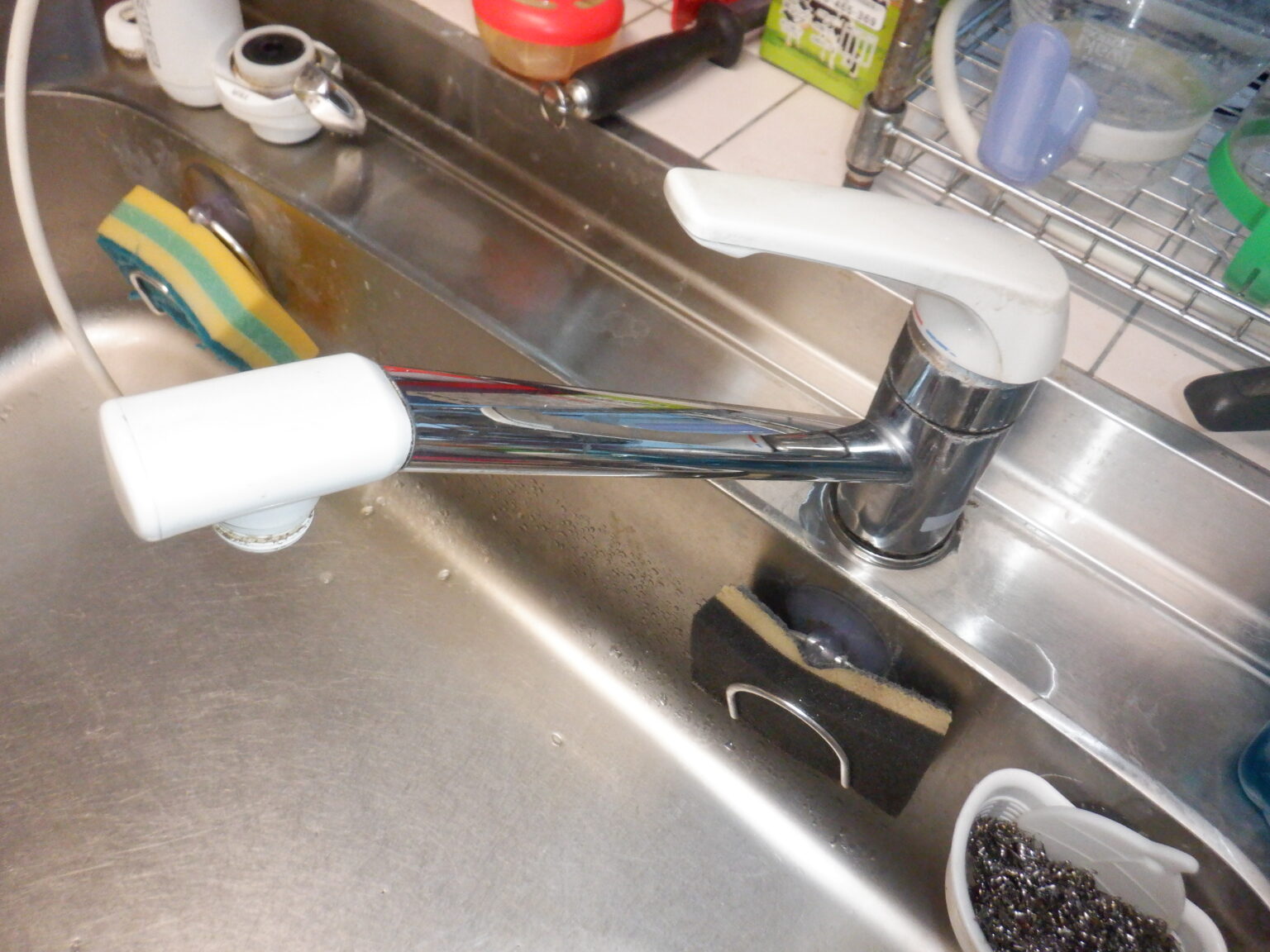 TOTO TKJ31UFX【ｶｰﾄﾘｯｼﾞ交換方法】 台付ｼﾝｸﾞﾙﾚﾊﾞｰ水栓（上吐水）※修理部品供給終了 水栓本体交換方法 | あなたにも出来るかも？水道修理のブログ