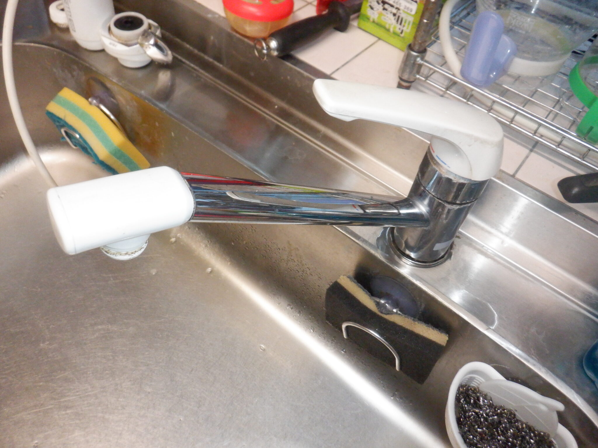 TOTO TKJ31UFX【ｶｰﾄﾘｯｼﾞ交換方法】 台付ｼﾝｸﾞﾙﾚﾊﾞｰ水栓（上吐水）※修理部品供給終了 水栓本体交換方法 | あなたにも出来るかも？水道修理のブログ