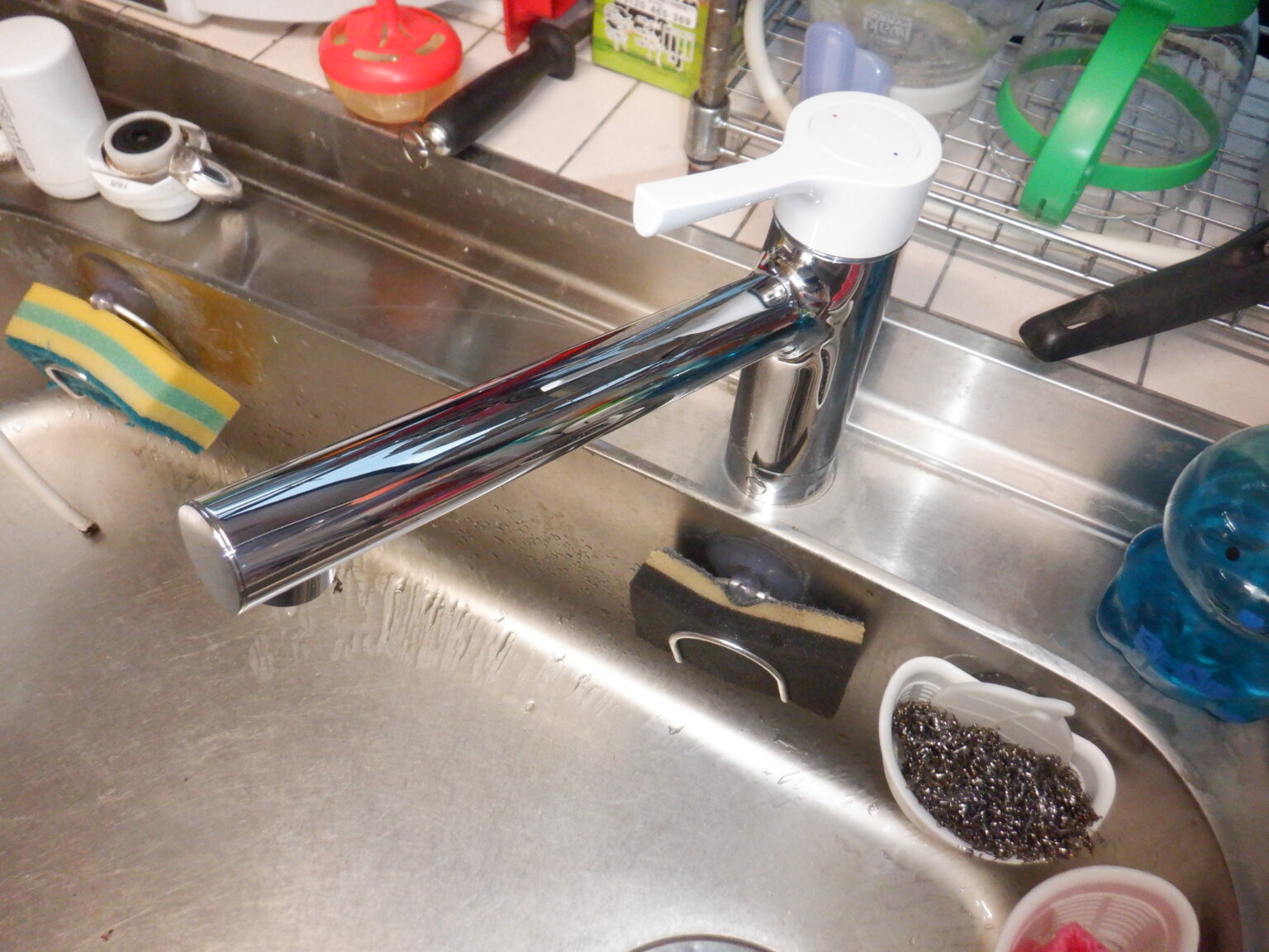 TOTO TKJ31UFX【ｶｰﾄﾘｯｼﾞ交換方法】 台付ｼﾝｸﾞﾙﾚﾊﾞｰ水栓（上吐水）※修理部品供給終了 水栓本体交換方法 | あなたにも出来るかも？水道修理のブログ