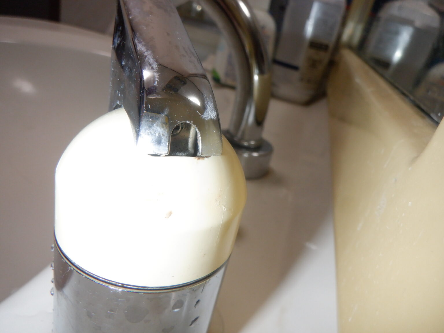 MYM FM737 【ﾀｶﾗｽﾀﾝﾀﾞｰﾄﾞ製 ｼｽﾃﾑｷｯﾁﾝ】 ｼﾝｸﾞﾙﾚﾊﾞｰ水栓 水漏れ 水栓本体交換手順 ※補足 修理部品の記載有り | あなたにも出来るかも？水道修理のブログ