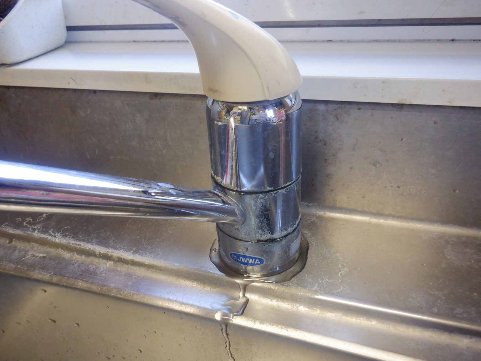 TOTO TK231（補修部品供給終了）台付1穴ｼﾝｸﾞﾙﾚﾊﾞｰ水栓 水漏れ修理（水栓本体交換手順） | あなたにも出来るかも？水道修理のブログ