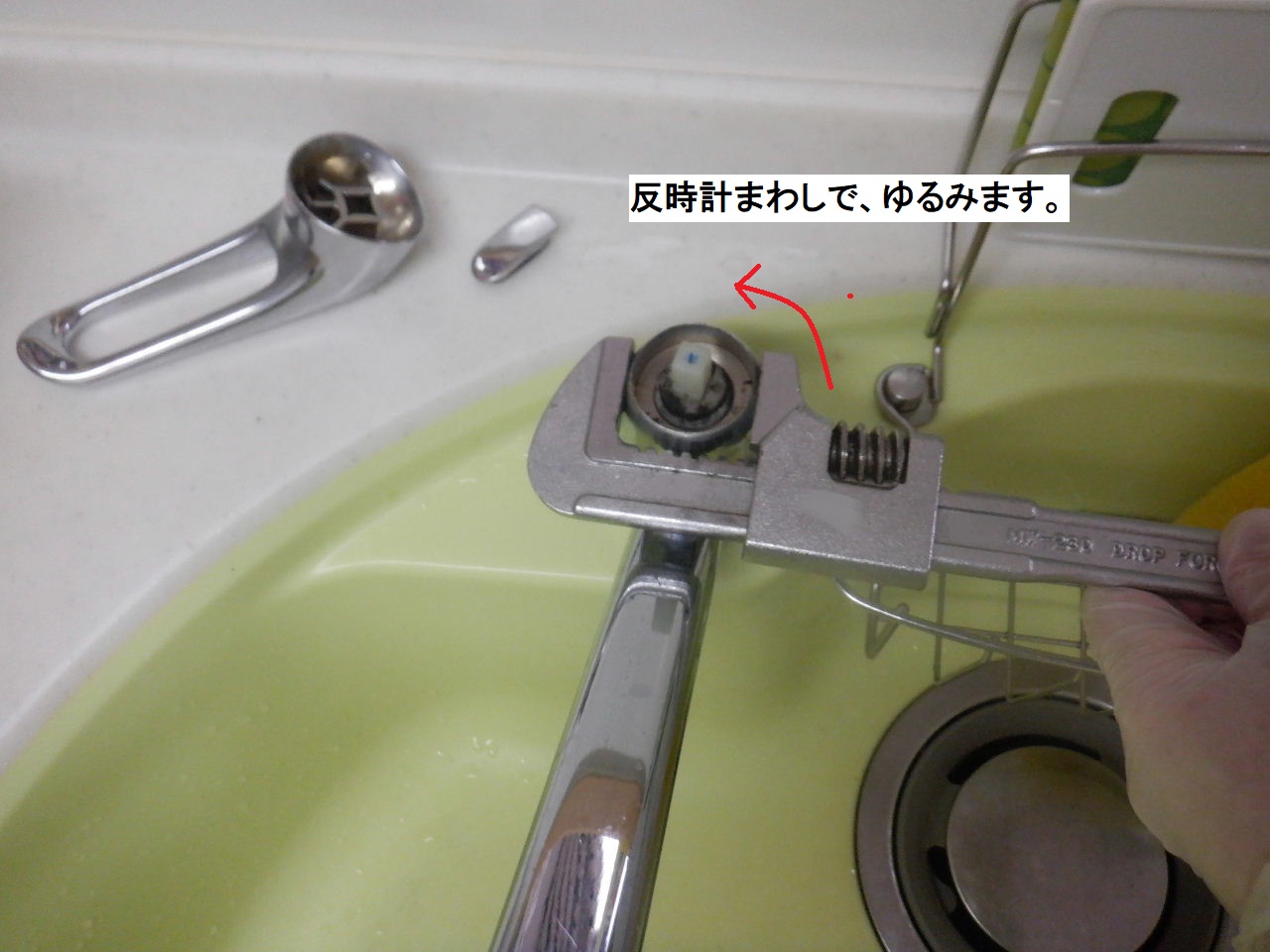 ﾔﾏﾊ(YAMAHA)製ｼｽﾃﾑｷｯﾁﾝ INAX 台付ｼﾝｸﾞﾙﾚﾊﾞｰ水栓 SF-B424S-YA 修理方法【ｶｰﾄﾘｯｼﾞ交換手順 ...