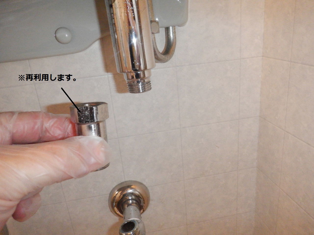 INAX (G)AWL-76AP 埋込式手洗器水栓（ﾌﾟｯｼｭ式）LF-76P 修理方法（水栓本体交換手順） | あなたにも出来るかも？水道修理のブログ