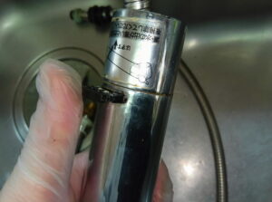 TOTO TKHG38P型【ｶｰﾄﾘｯｼﾞ交換方法、ｼｬﾜｰﾎｰｽ交換、後継品情報】 台付ｼﾝｸﾞﾙ・浄水器内蔵型・ﾊﾝﾄﾞｼｬﾜｰ水栓＜水が止まらない・ｼｬﾜｰﾎｰｽから水漏れ＞修理方法 ...