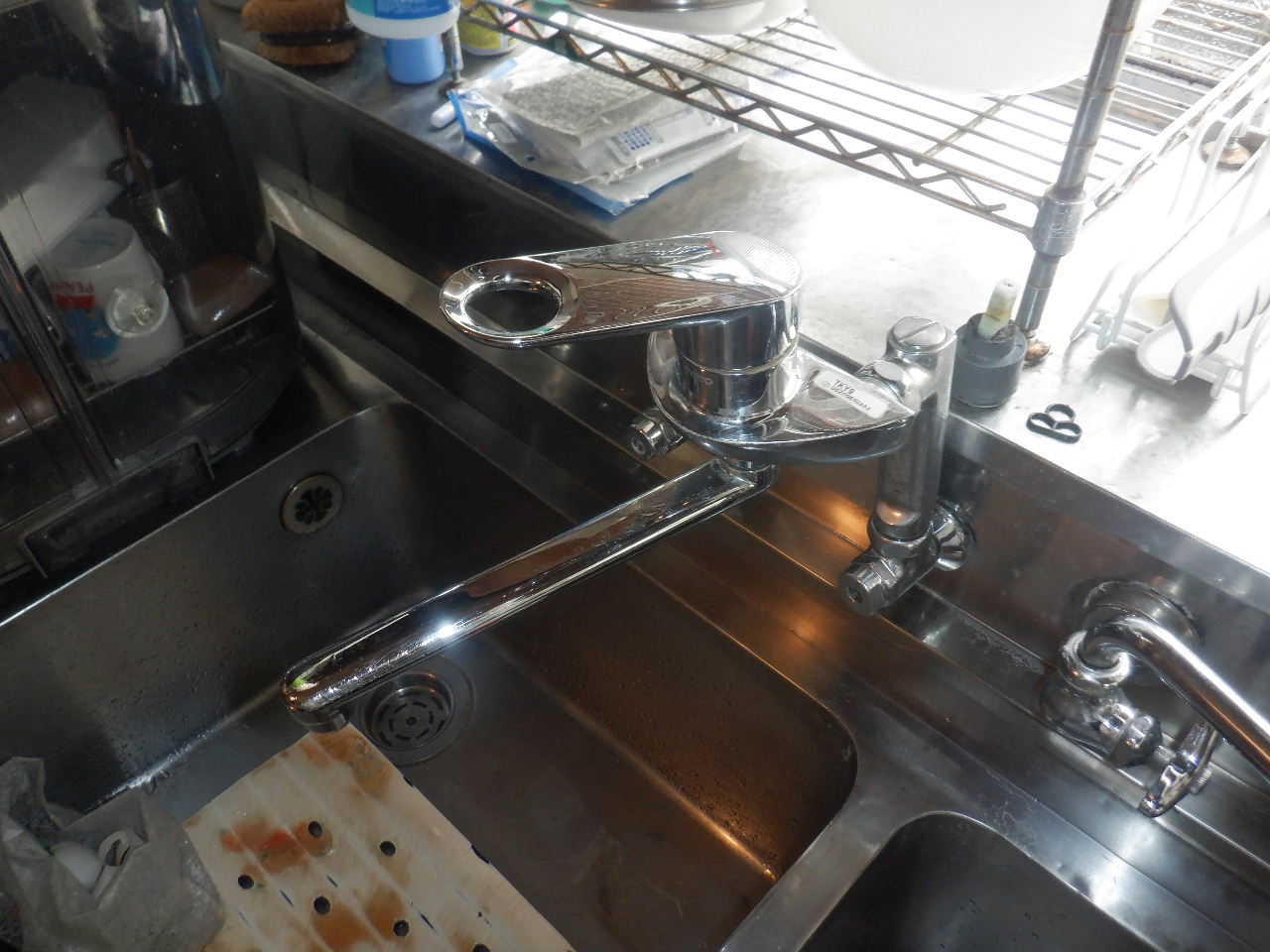 TOTO TKY9【ｶｰﾄﾘｯｼﾞ交換手順】 壁付ｼﾝｸﾞﾙﾚﾊﾞｰ混合水栓 ＜ﾚﾊﾞｰを下げても水が止まらない＞修理方法 | あなたにも出来るかも？水道修理のブログ