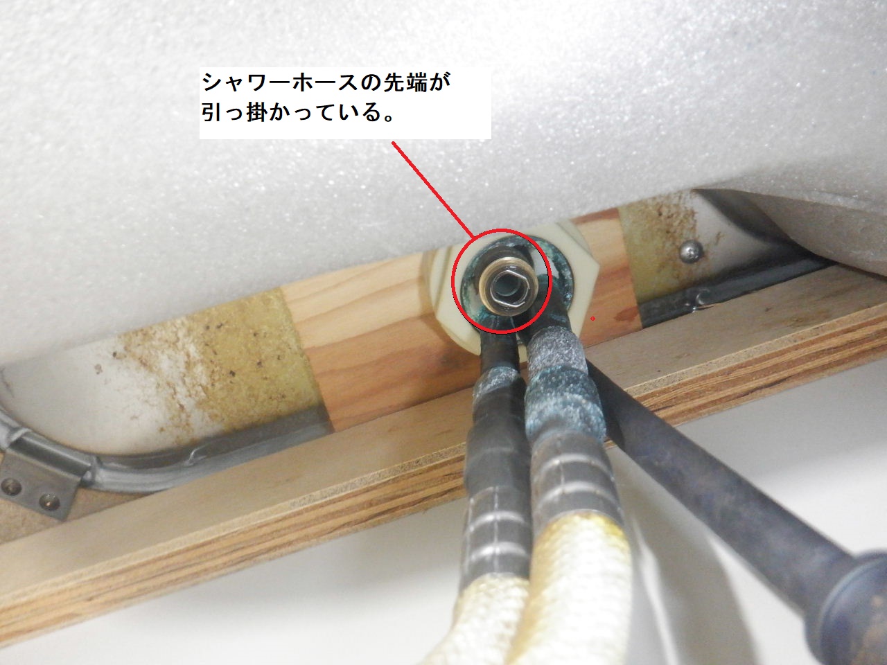 KVK KM590MSGHL【ｶｰﾄﾘｯｼﾞ・ｼｬﾜｰﾎｰｽ交換、水栓本体後継品・代替品へ交換】台付ｼﾝｸﾞﾙﾚﾊﾞｰ式ｼｬﾜｰ水栓