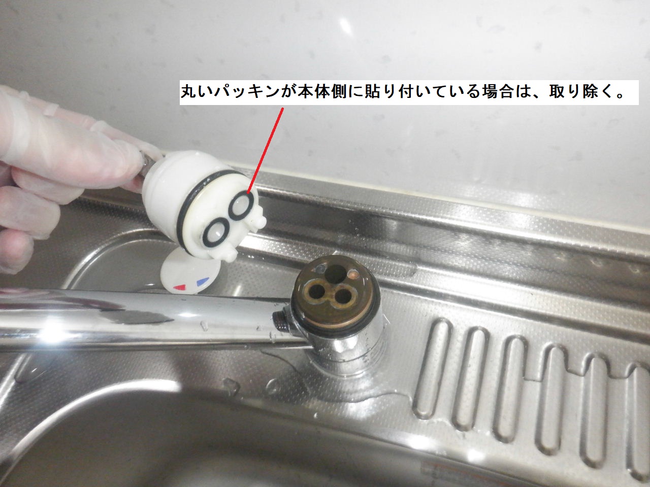 MYM FA237-047【ｶｰﾄﾘｯｼﾞ交換、本体取り外し方・後継品・代替品へ交換】ｷｯﾁﾝ台付ｼﾝｸﾞﾙﾚﾊﾞｰ水栓＜水が止まらない＞修理方法 ※ﾄｽﾃﾑ製ｷｯﾁﾝ | あなたにも出来るか ...