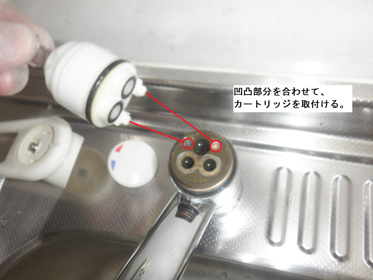 MYM FA237-047【ｶｰﾄﾘｯｼﾞ交換、本体取り外し方・後継品・代替品へ交換】ｷｯﾁﾝ台付ｼﾝｸﾞﾙﾚﾊﾞｰ水栓＜水が止まらない＞修理方法 ※ﾄｽﾃﾑ製ｷｯﾁﾝ | あなたにも出来るか ...