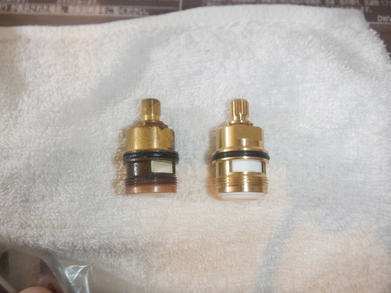 ﾀﾌﾞﾁ(TBC）SP1100S【ｶﾌﾟﾗｰｾｯﾄ交換、ｶｰﾄﾘｯｼﾞ交換】 洗濯水栓(埋込式）ﾌﾗｯﾄｼﾘｰｽﾞ 修理方法 | あなたにも出来るかも？水道修理のブログ