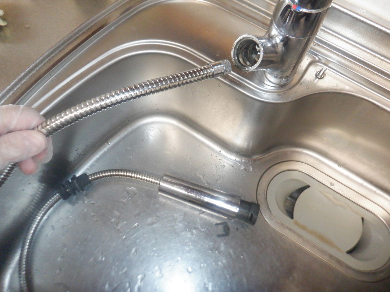 INAX JF-2450SX(JW) 【ﾊﾞﾙﾌﾞｶｰﾄﾘｯｼﾞ交換、ｼｬﾜｰﾎｰｽ交換方法】浄水器内蔵ｼﾝｸﾞﾙﾚﾊﾞｰ水栓