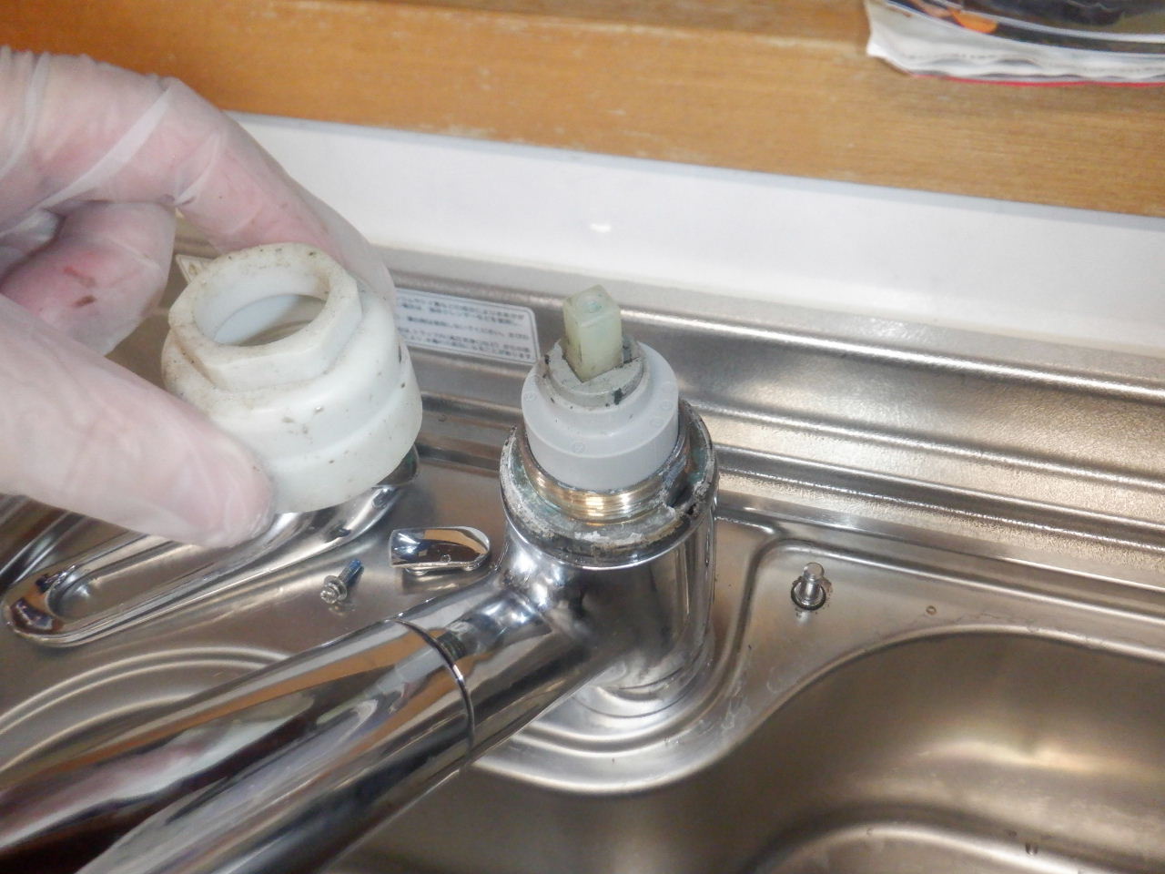 INAX JF-2450SX(JW) 【ﾊﾞﾙﾌﾞｶｰﾄﾘｯｼﾞ交換、ｼｬﾜｰﾎｰｽ交換方法】浄水器内蔵ｼﾝｸﾞﾙﾚﾊﾞｰ水栓