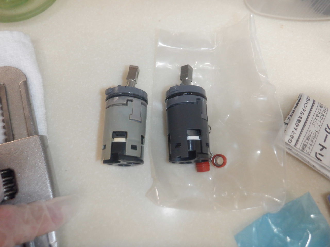 TOTO TK50型[末尾 B･RB･NB･SB･RRB] 【ｶｰﾄﾘｯｼﾞ交換】 ｷｯﾁﾝ用ｼﾝｸﾞﾙﾚﾊﾞｰ水栓＜水が止まらない ...